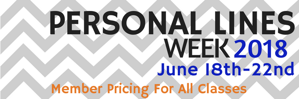 Continuing Education - Personal Lines Week 2018