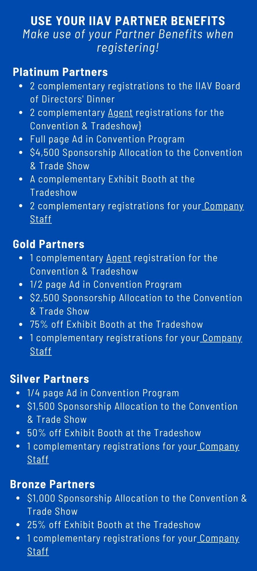 Events | IIAV Annual Convention and Tradeshow
